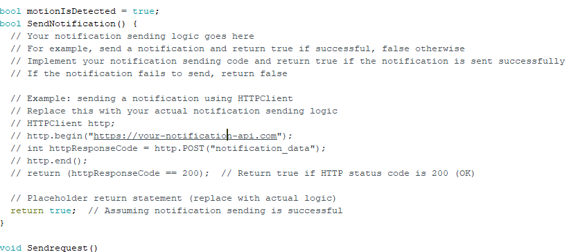 Solved Motion Detect Project code Write bool for | Chegg.com