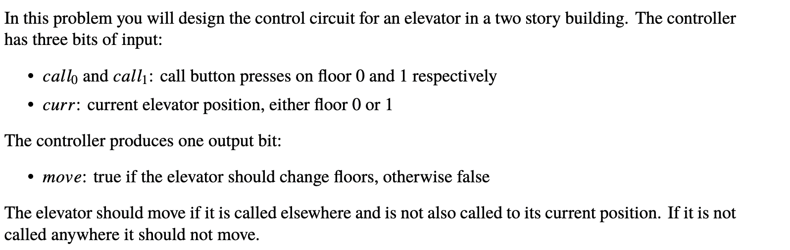 Solved In this problem you will design the control circuit | Chegg.com