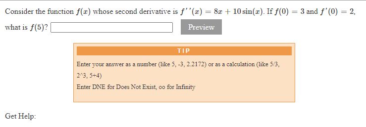 Solved Consider the function f(x) whose second derivative is | Chegg.com