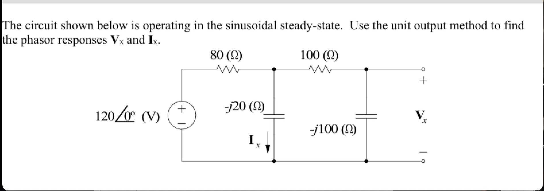 Solved The circuit shown below is operating in the | Chegg.com