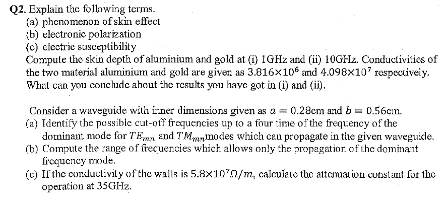 Solved Q2. Explain the following terms. (a) phenomenon of | Chegg.com