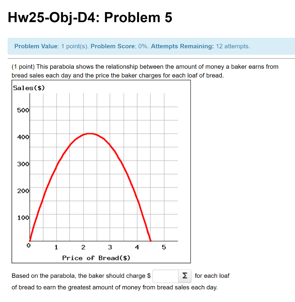 Solved Hw25 Obj D4 Problem 5 Problem Value 1 Points 