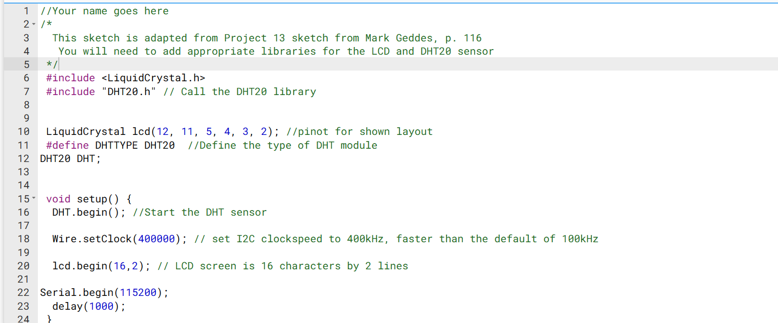 Solved -Temperature and humidity values are displayed | Chegg.com