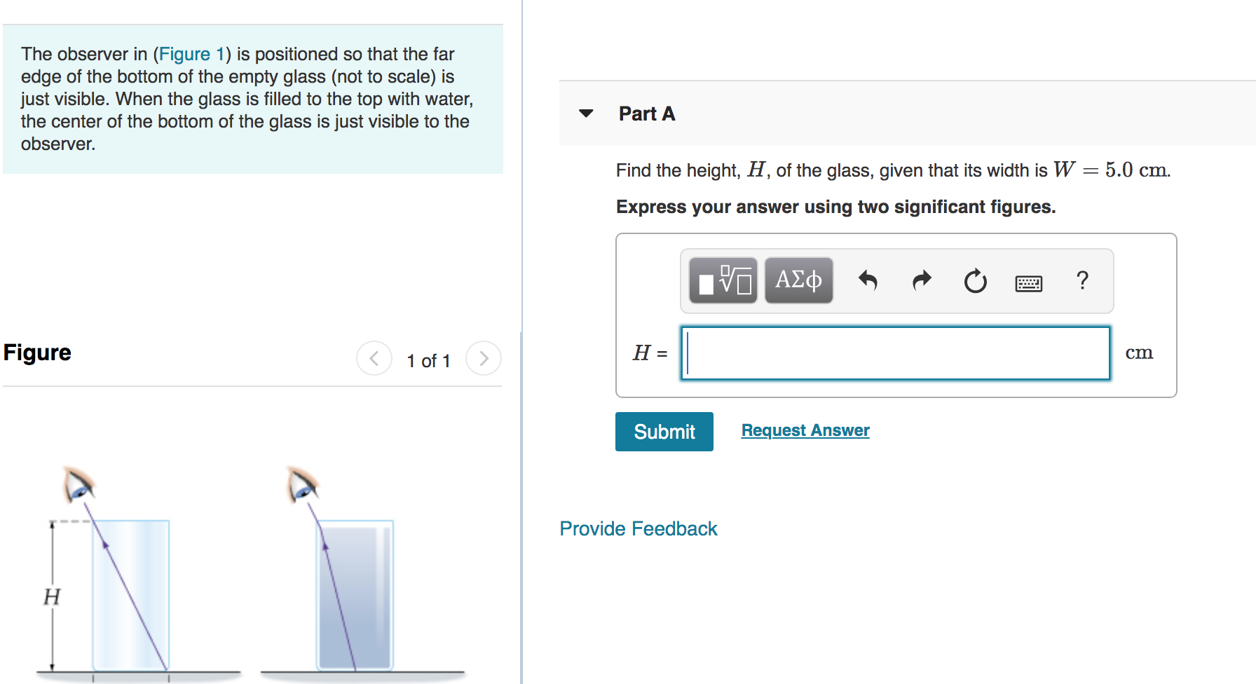Solved The observer in (Figure 1) is positioned so that the | Chegg.com