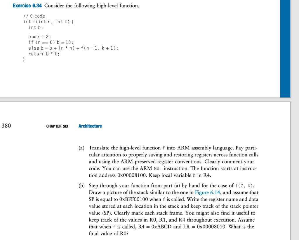 Consider the following high-level function. // C | Chegg.com
