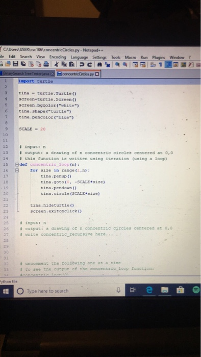 Solved dle Edit Search View Encoding Language Settings Tools | Chegg.com