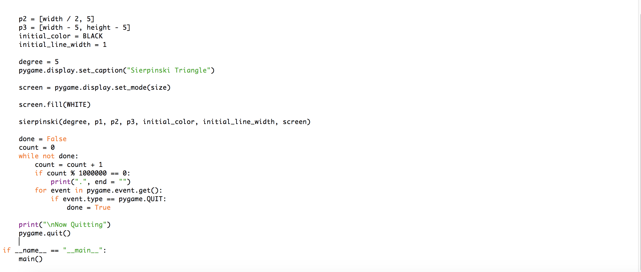How to construct a Sierpinski Triangle, of a specific | Chegg.com