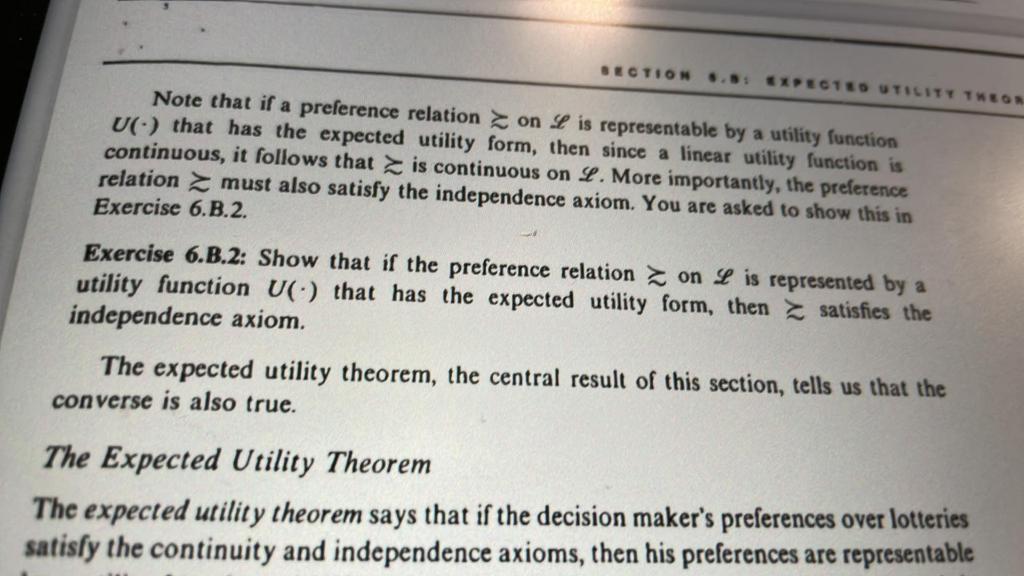 Solved Note that if a preference relation ≿ on L is | Chegg.com