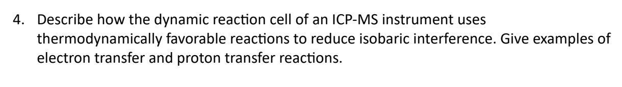 Solved 4 Describe How The Dynamic Reaction Cell Of An