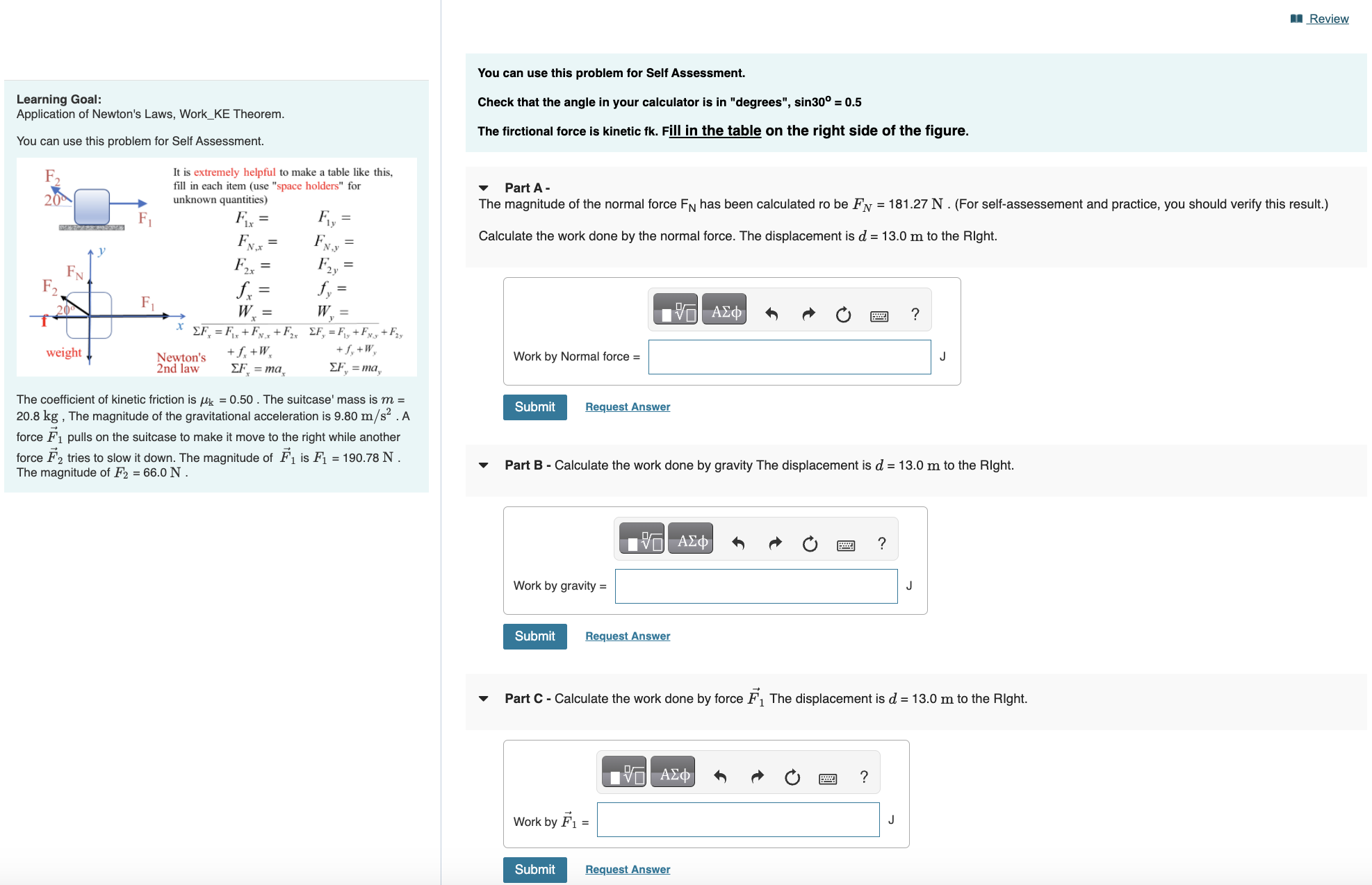 Solved Part G - The suitcase starts with an initital spped | Chegg.com