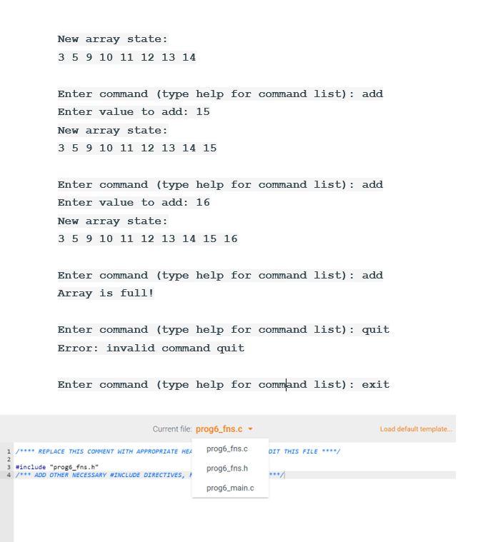 Solved Programing c please 7.21 Program 6: Arrays and | Chegg.com