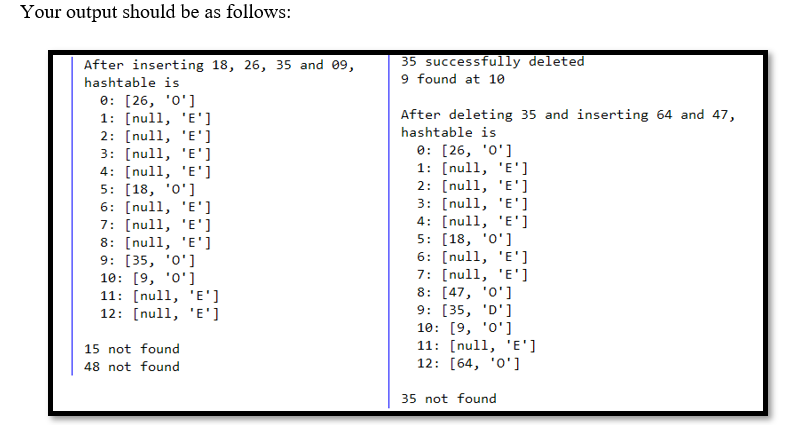 Solved 1. class Entry - this class represents an entry in a | Chegg.com