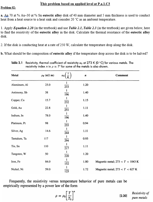 Solved This problem based on understanding level at K1. | Chegg.com