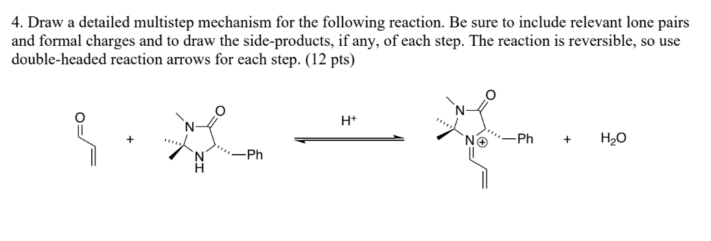 Solved Draw a detailed multistep mechanism for the following | Chegg.com