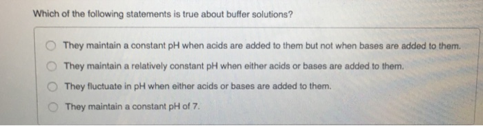 Solved Which of the following statements is true about | Chegg.com