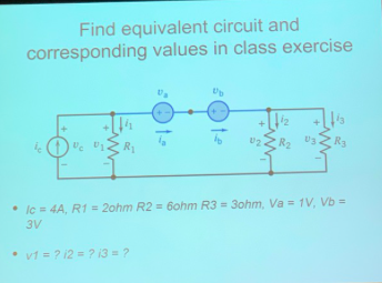 Solved Find equivalent circuit and corresponding values in | Chegg.com
