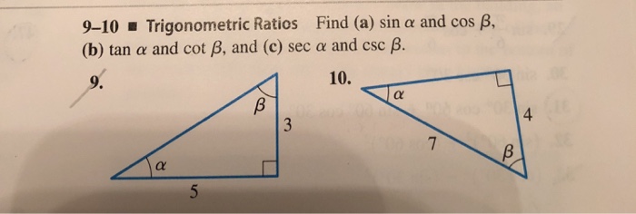 Solved 37 44 Solving A Right Triangle Solve The Right Chegg