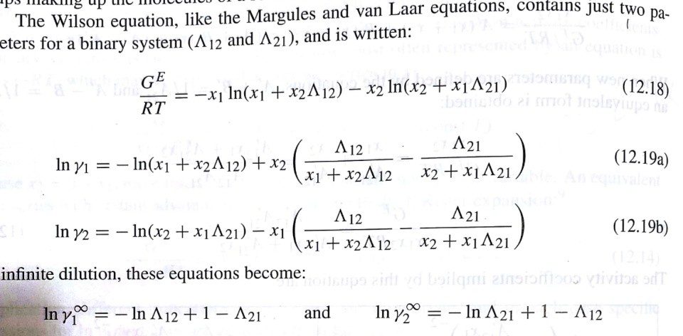 The following is the equilibrium data of a | Chegg.com