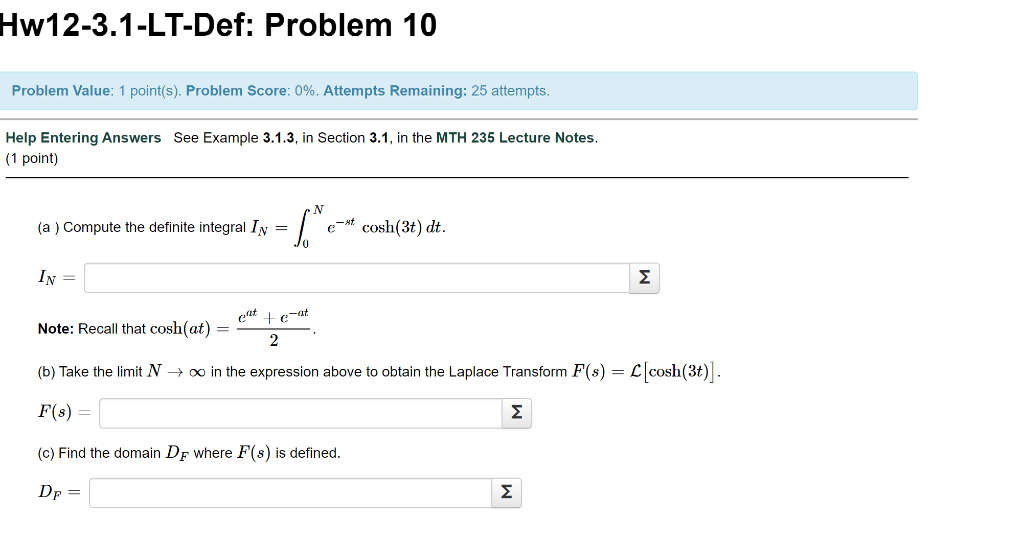 Solved Hw12-3.1-LT-Def: Problem 10 Problem Value: 1 | Chegg.com
