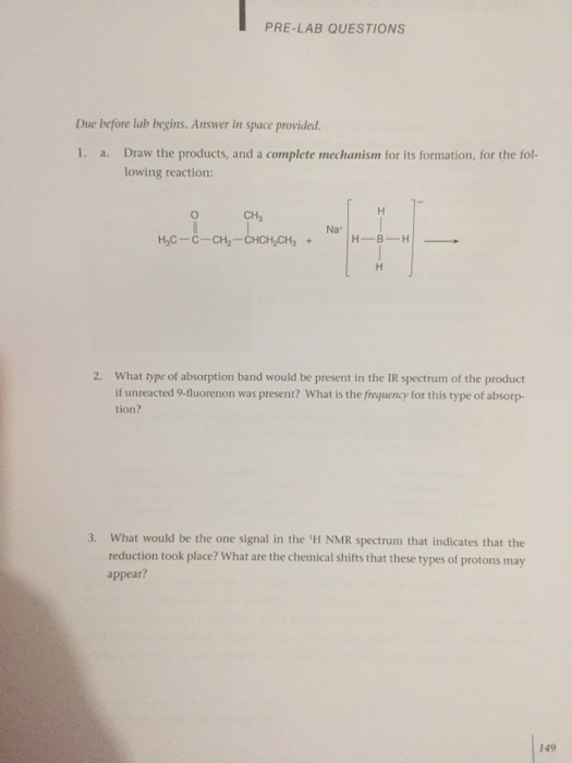 Solved PRE-LAB QUESTIONS Due before lab begins. Answer in | Chegg.com Solved PRE-LAB QUESTIONS Due before lab begins. Answer in | Chegg.com