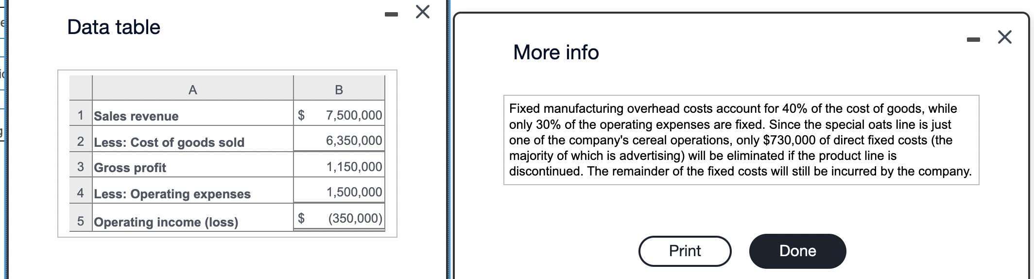 Solved Suppose Smiley O is considering discontinuing its | Chegg.com