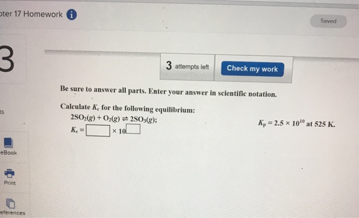 Solved Saved 2 2 attempts left Check my work Be sure to | Chegg.com