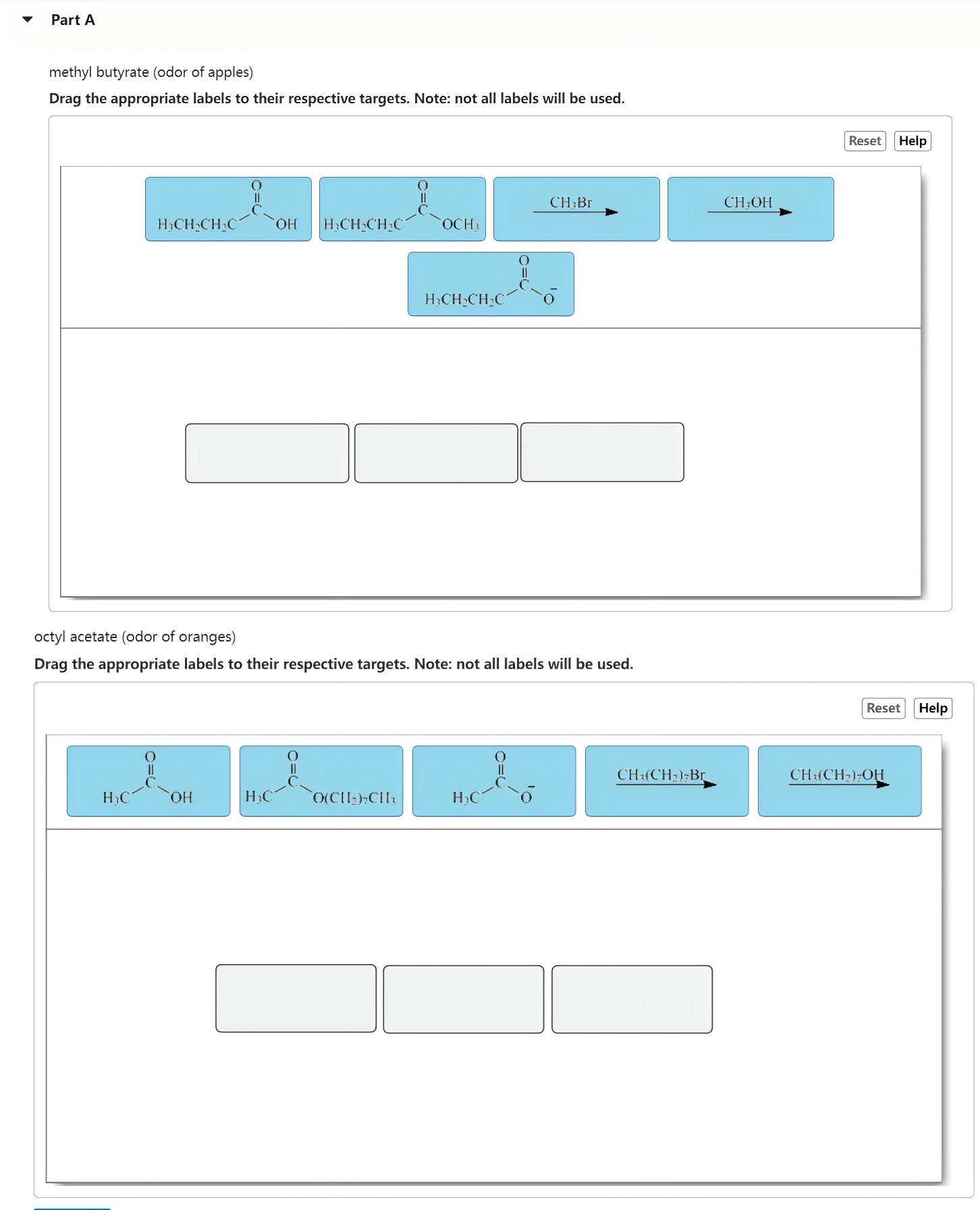 Solved Show how each of ﻿the following esters could be | Chegg.com