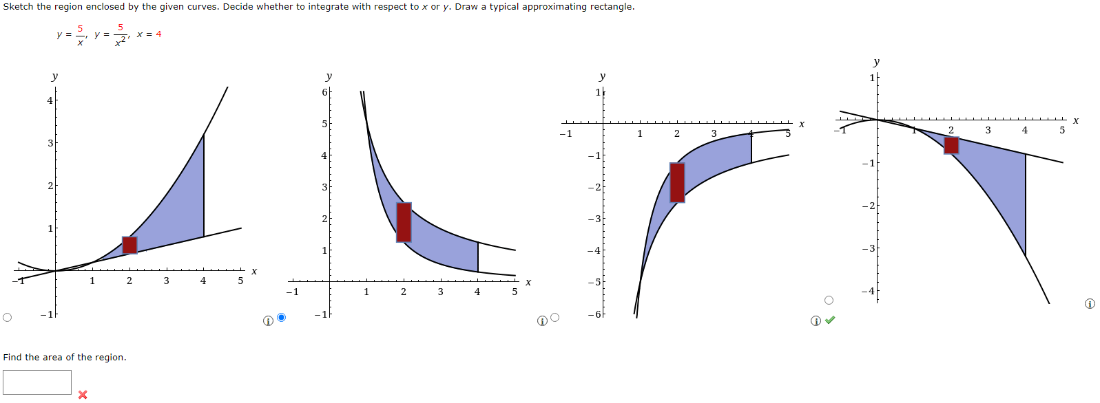 Solved Sketch the region enclosed by the given curves. | Chegg.com