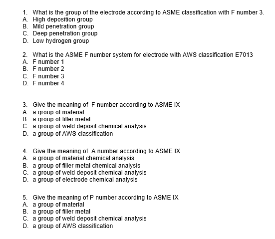 Solved 1. What is the group of the electrode according to | Chegg.com