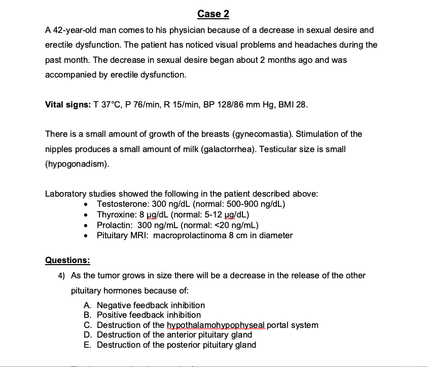 Solved Case 1 A 44-year-old woman presents to her | Chegg.com
