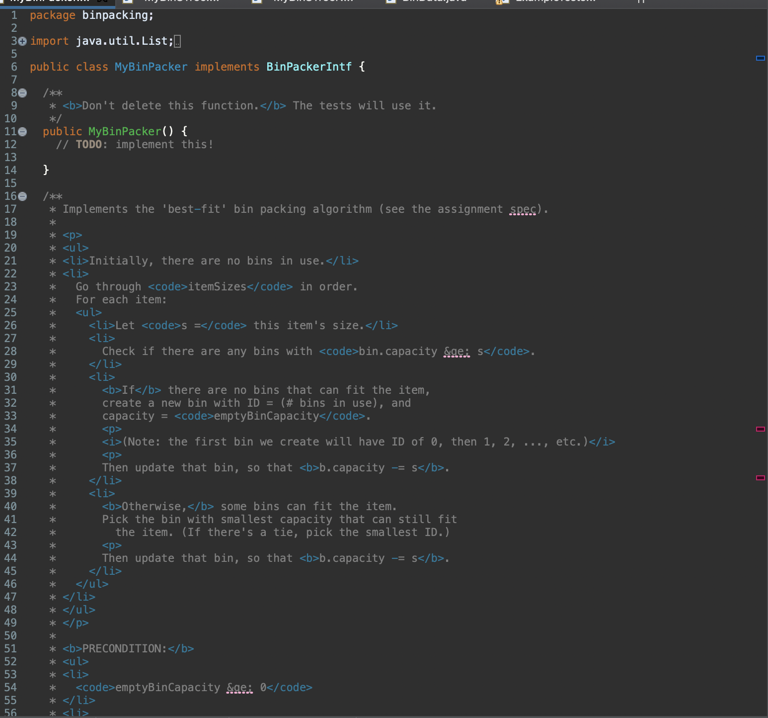 Solved 2 Bin Packing In the bin packing problem, we have | Chegg.com