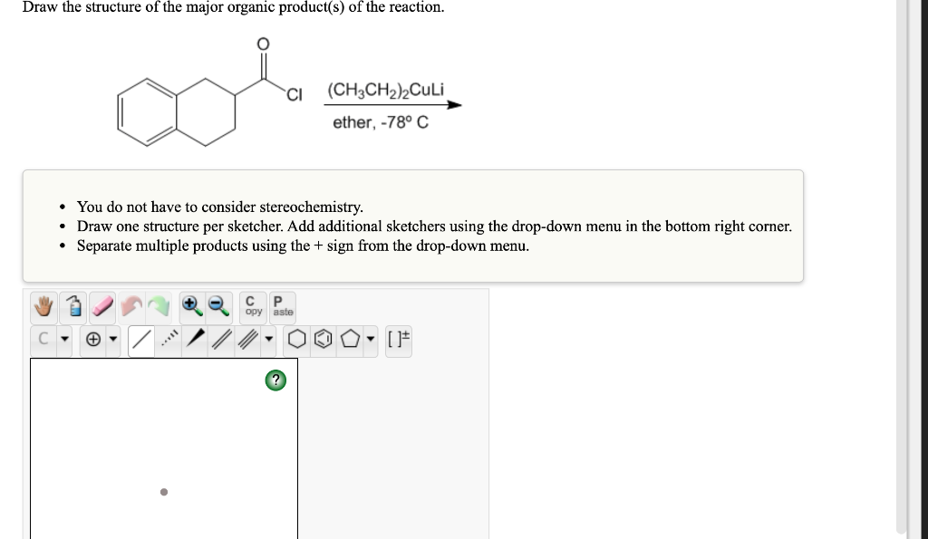 Solved Draw the structure of the major organic product(s) of | Chegg.com