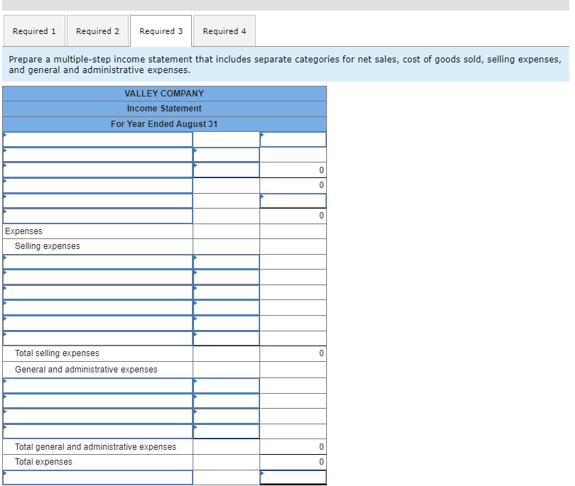 Solved Prepare a multiple-step income statement that | Chegg.com