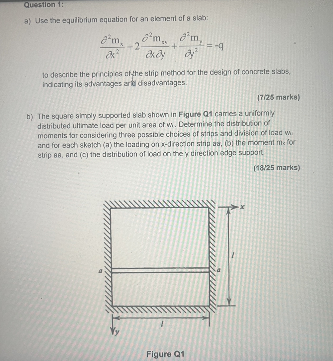 Solved a) Use the equilibrium equation for an element of a | Chegg.com