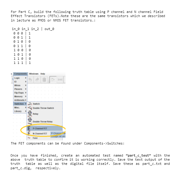 Solved For Part C, build the following truth table using P | Chegg.com