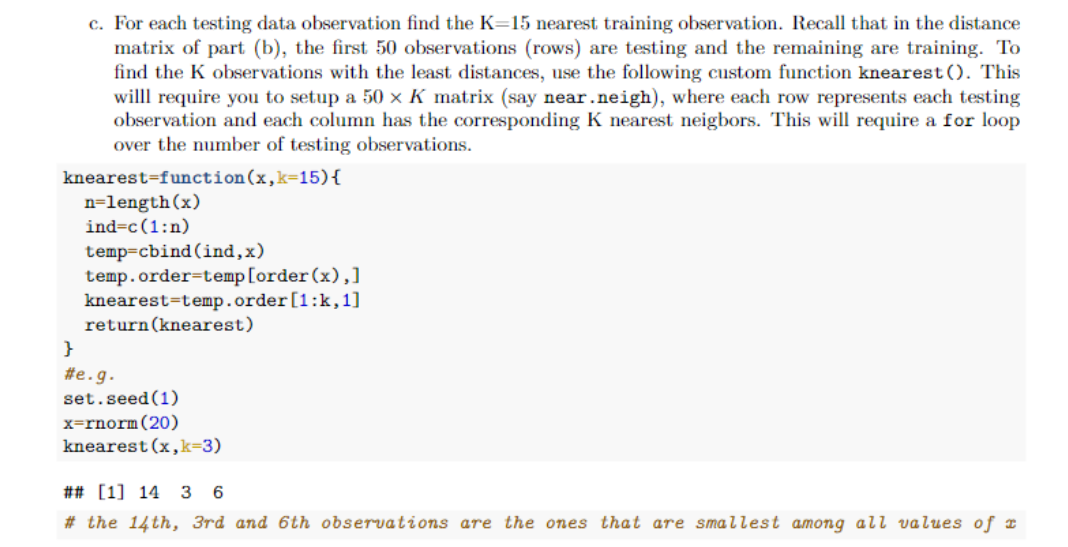 In Rstudio. All information given below. Need help | Chegg.com