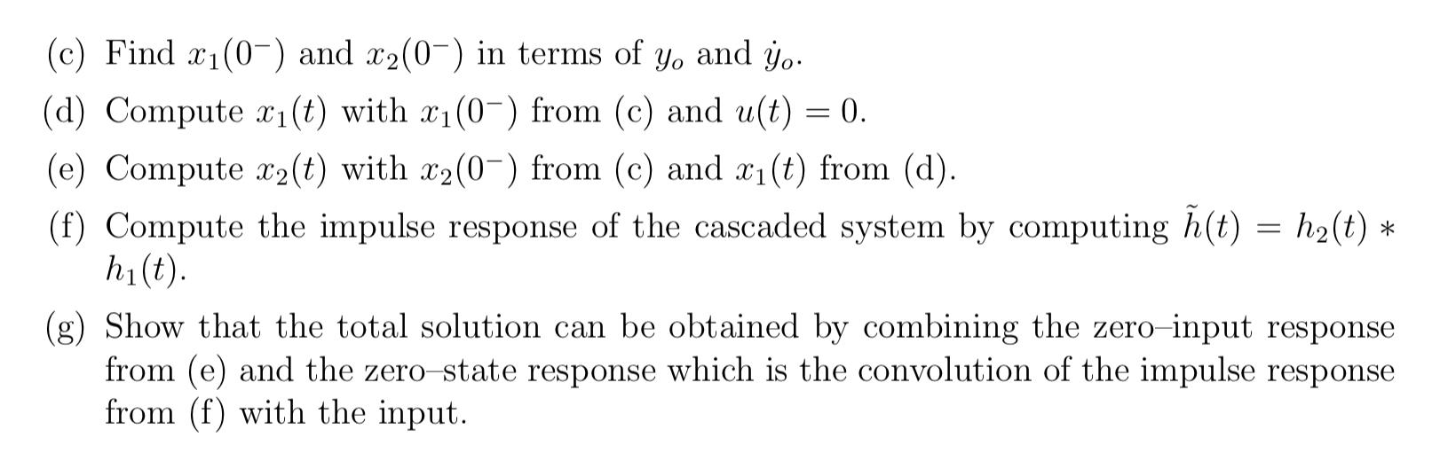 2 Consider The Following Second Order Linear