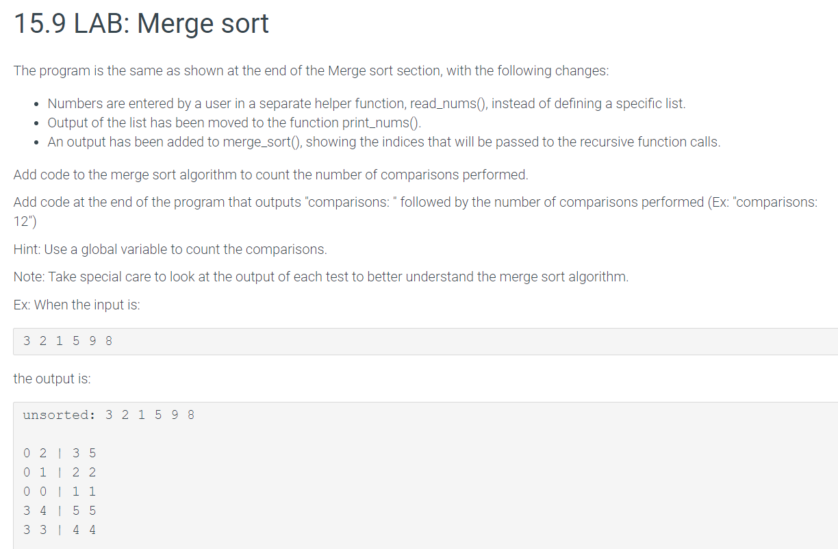 Solved The program is the same as shown at the end of the | Chegg.com