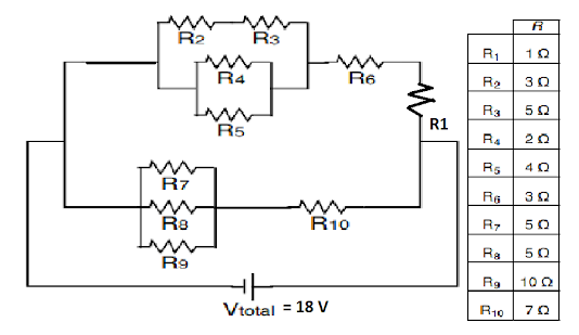 Solved Determine the current that flows through R9 in the | Chegg.com
