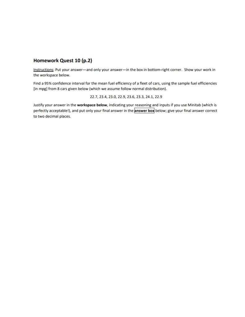 Solved Homework Quest 10 (p.2) Instructions: Put your | Chegg.com