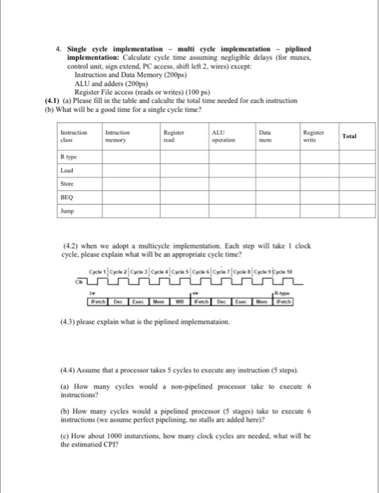 Single Cycle Implementation Multi Cycle 3578