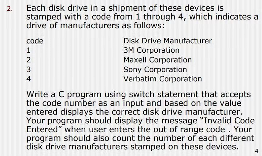 Solved 2. Each disk drive in a shipment of these devices is | Chegg.com
