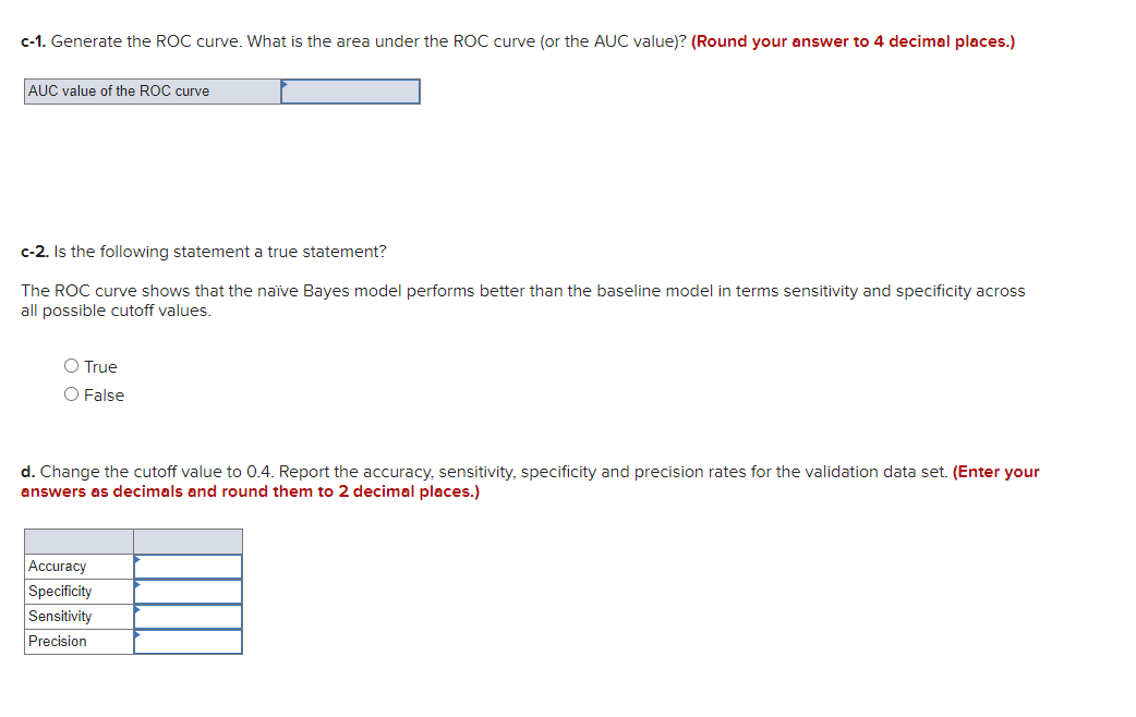 Exercise 9-26 Algo (Using Analytic Solver) For | Chegg.com