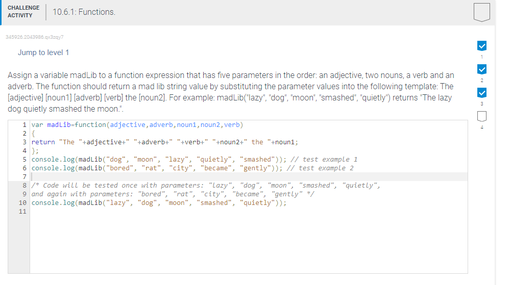 Solved CHALLENGE ACTIVITY 10.6.1: Functions. | Chegg.com
