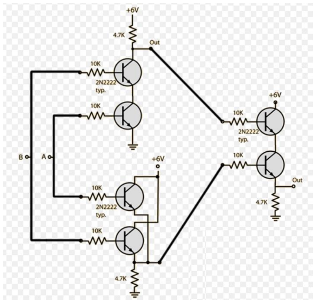 Solved Question 8: For the DTL RTL and DTL circuits given | Chegg.com