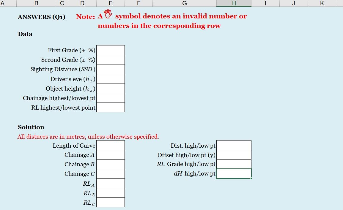 Solved Q1. A rising gradient AB and a falling gradient BC | Chegg.com