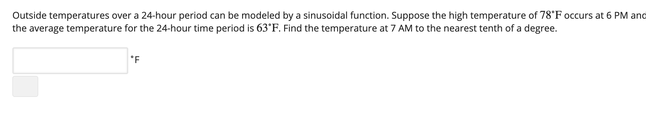 Solved Outside temperatures over a 24-hour period can be | Chegg.com