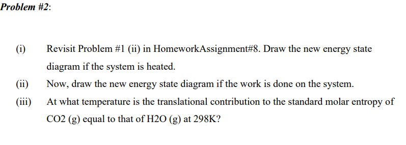 Solved Problem \#2: (i) Revisit Problem \#1 (ii) in | Chegg.com