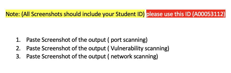 Solved + Lab2: Network Security Scanner - Implementation | Chegg.com