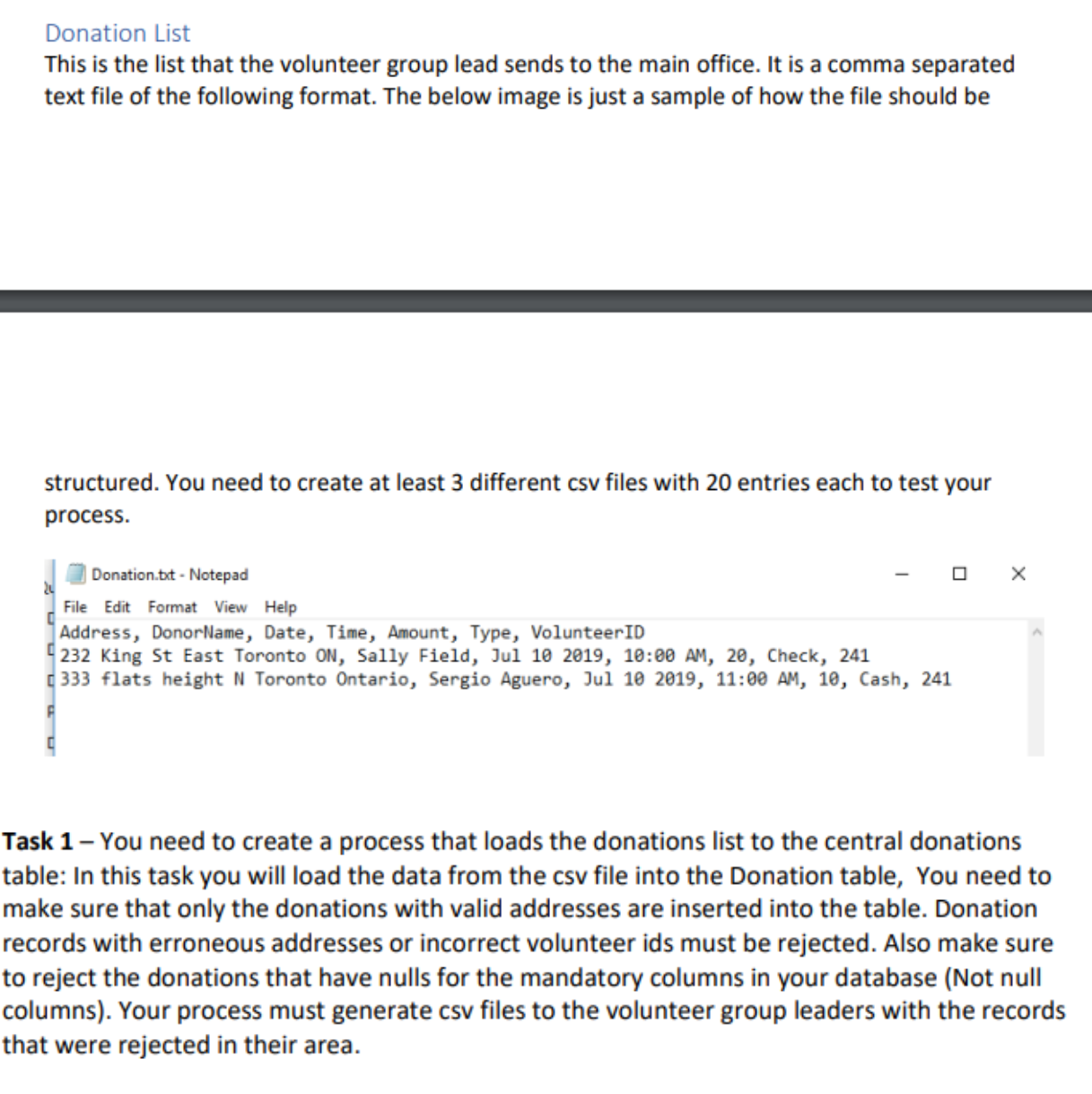 Solved this is to be done using oracle sql or similar sql | Chegg.com